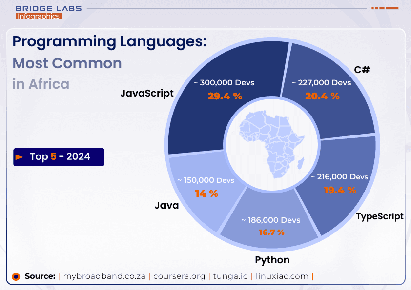 The Top 5 Programming Languages Shaping Africa's Tech Landscape